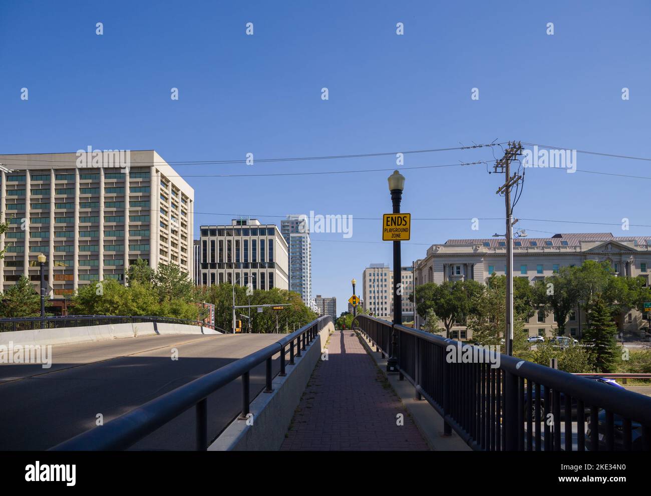 Edmonton Stratchona historical district Stock Photo - Alamy