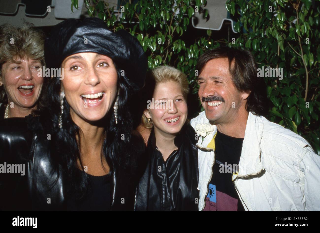 Sonny Bono with Georgia Holt, Cher and Chasity Bono during Cher and ...