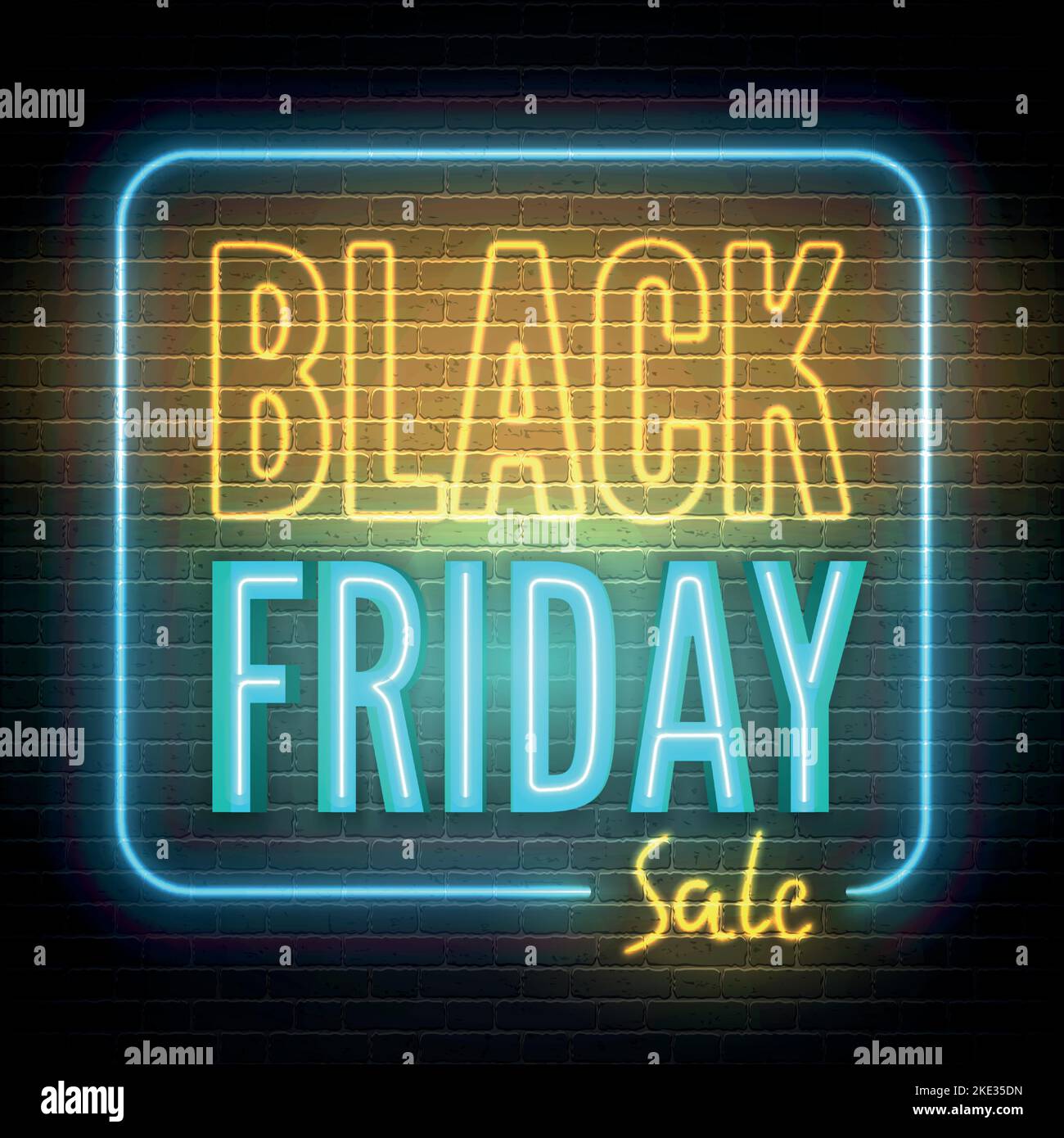 Black friday yellow blue Stock Vector Images - Alamy
