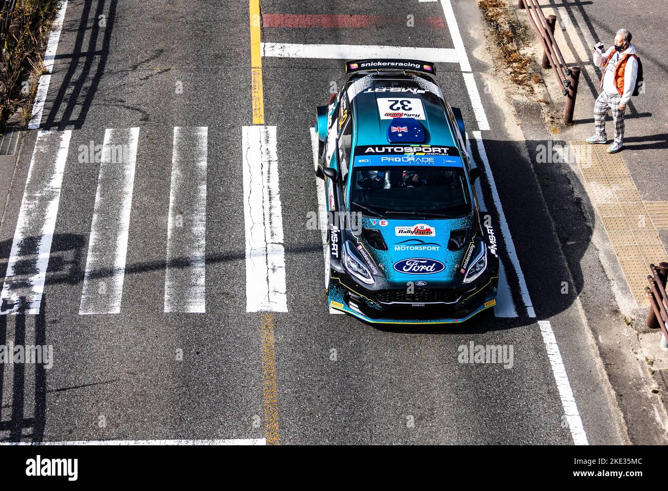 32 ANEAR Luke (aus), SARANDIS Andrew (aus), Ford Fiesta Mk II, action ...
