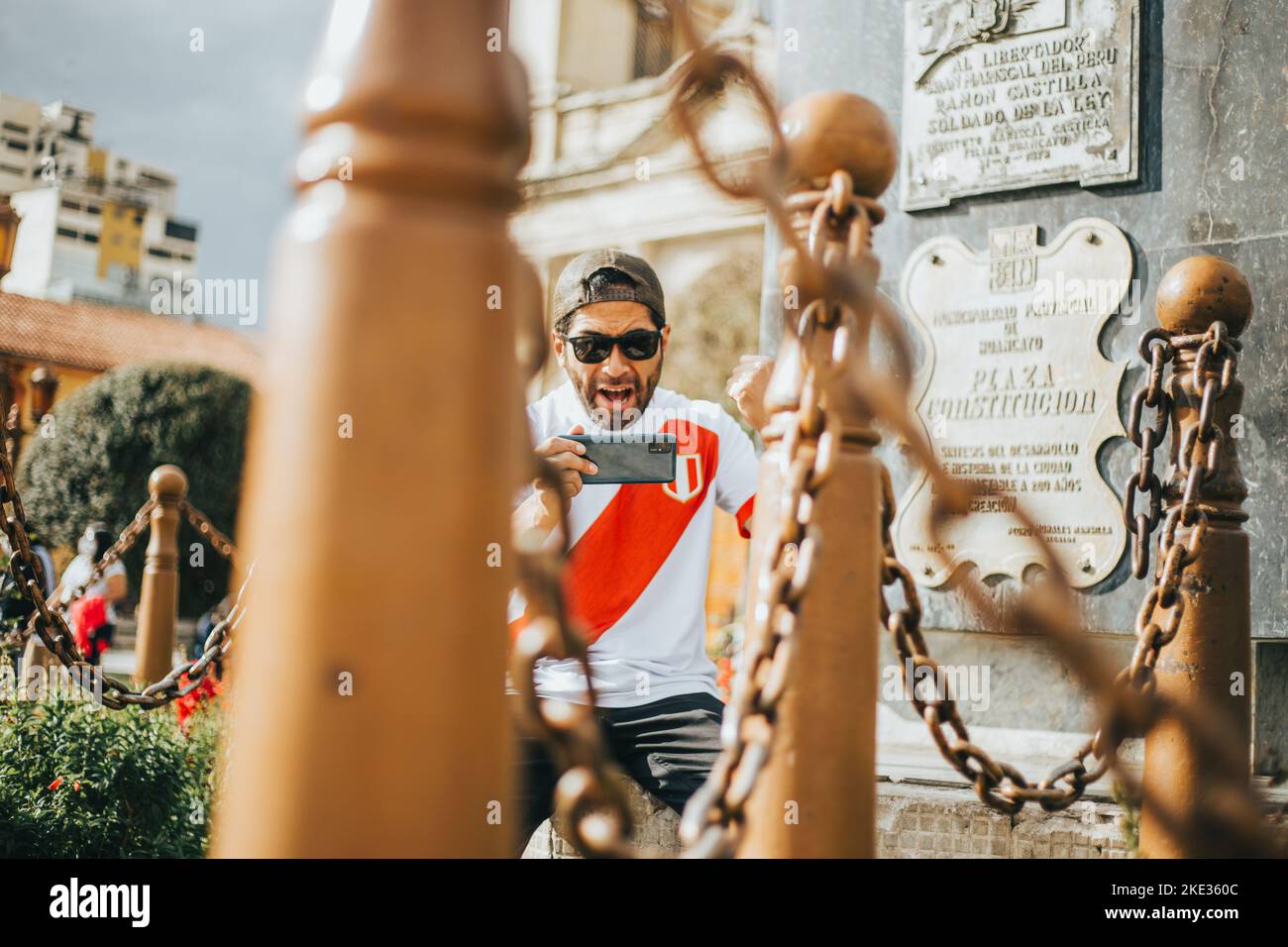 Peru boy football hi-res stock photography and images - Alamy