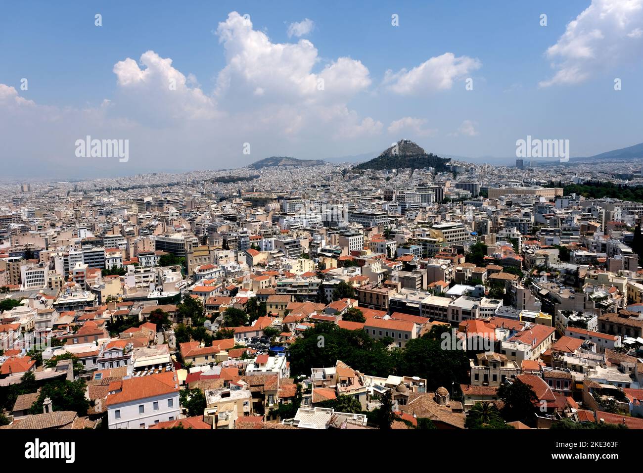 Rooftop view of Athens Greece Stock Photo - Alamy
