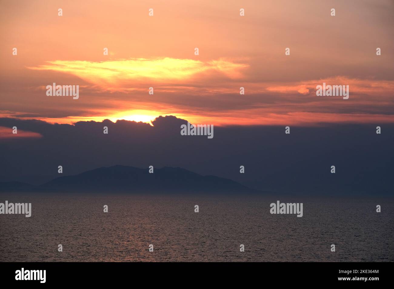 Aegean sea sunset hi-res stock photography and images - Alamy