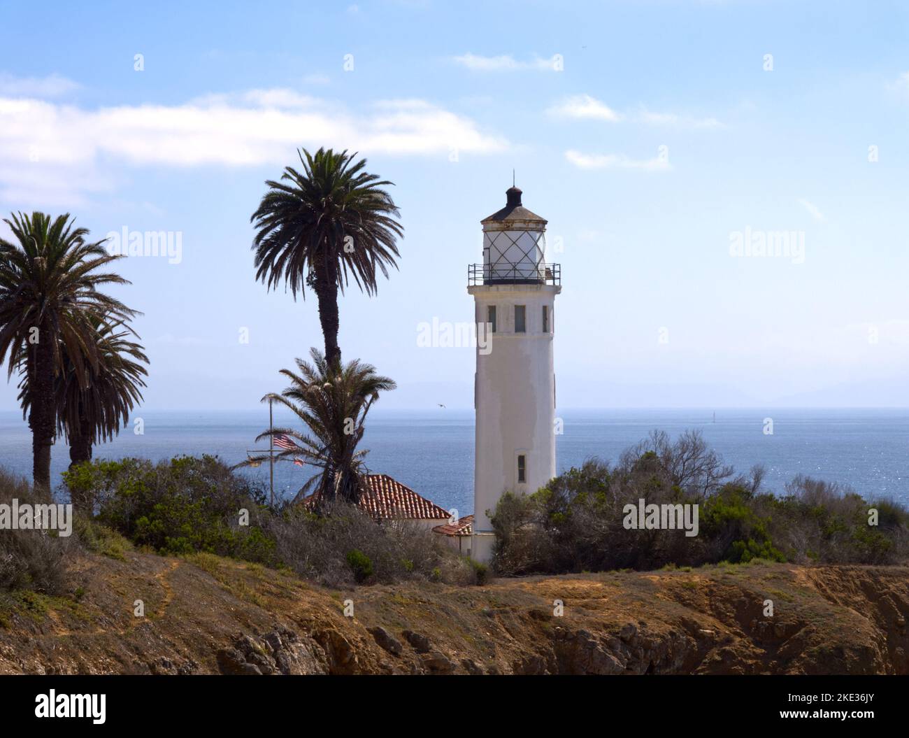 Point Vincente Lighthouse in Rancho Palos Verdes, California, USA Stock Photo - Alamy