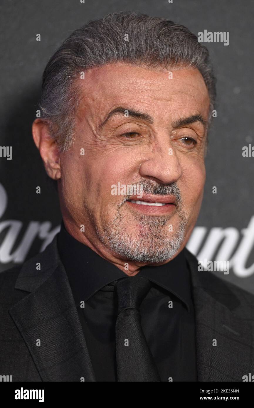 New York, USA. 09th Nov, 2022. Sylvester Stallone attends the Paramount ...