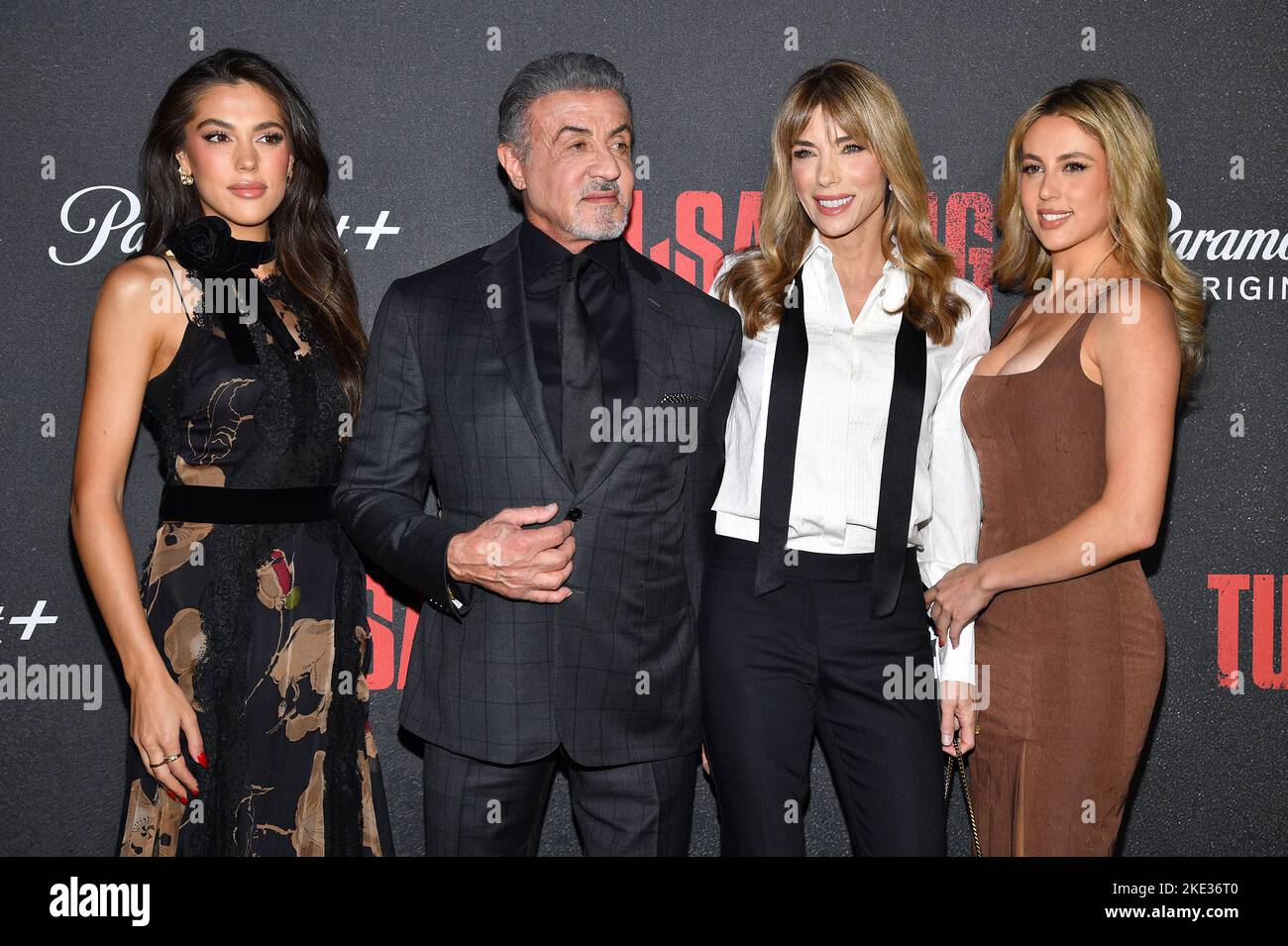 Sylvester stallone jennifer flavin sistine hi-res stock photography and ...