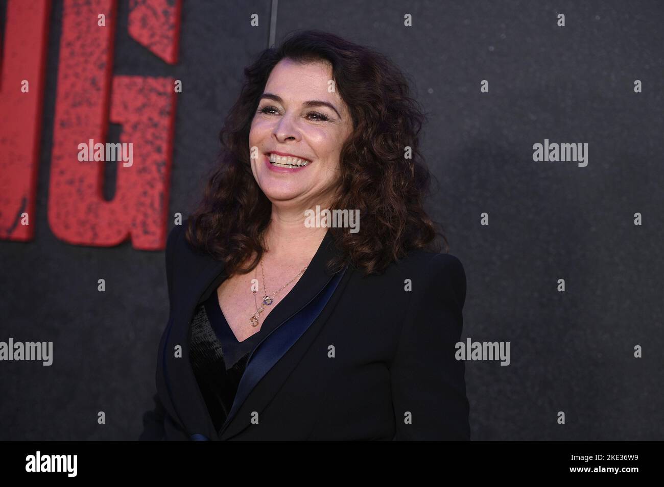 Annabella Sciorra attends the Paramount+ Tulsa King premiere at Regal ...