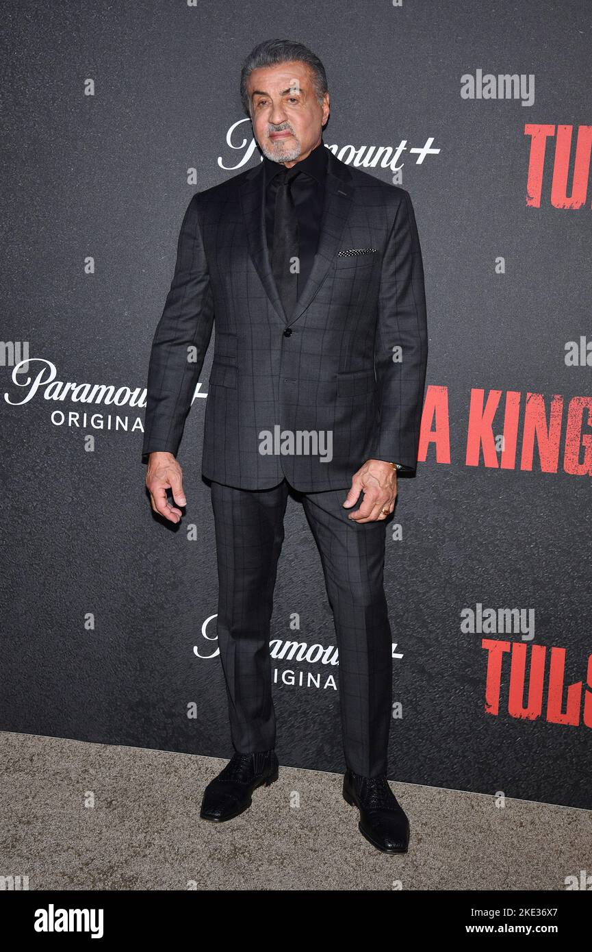 New York, USA. 09th Nov, 2022. Sylvester Stallone attends the Paramount ...