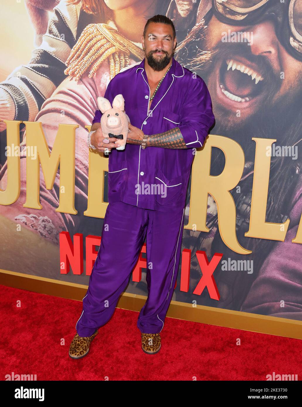 Jason Momoa arrives at The World Premiere of SLUMBERLAND held at ...