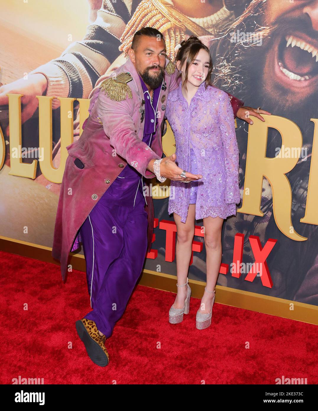 Jason Momoa, Marlow Barkley arrives at The World Premiere of ...