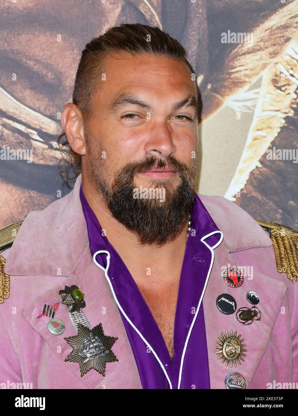 Jason Momoa arrives at The World Premiere of SLUMBERLAND held at ...