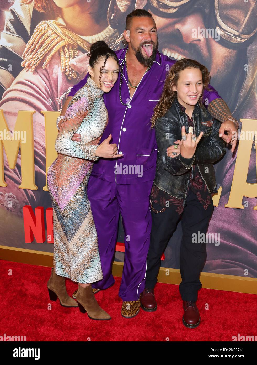 Lola lolani Momoa, Jason Momoa, Nakoa Wolf Momoa arrives at The World ...