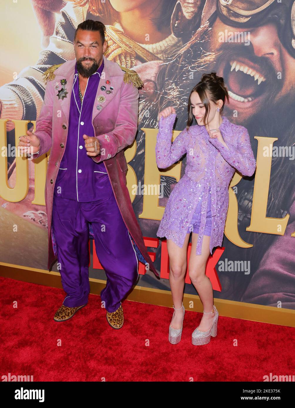 Jason Momoa, Marlow Barkley arrives at The World Premiere of ...