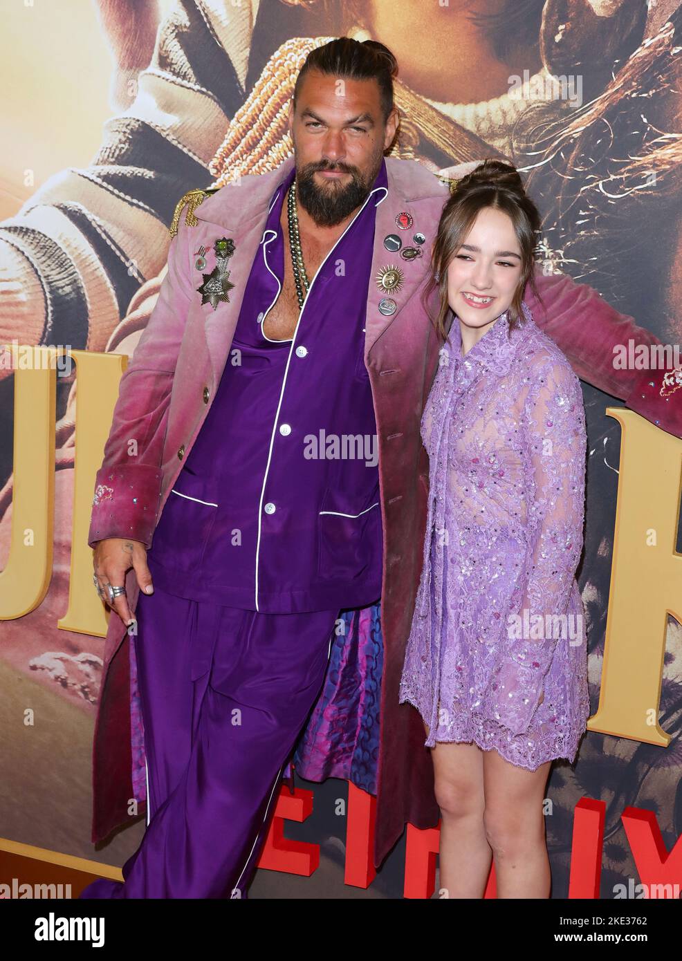 Jason Momoa, Marlow Barkley arrives at The World Premiere of ...