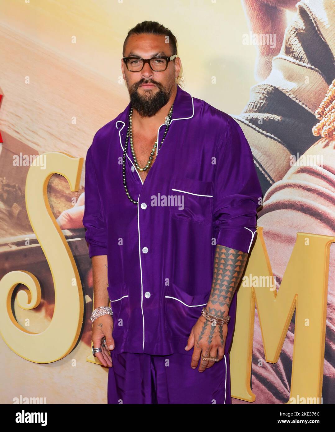 Jason Momoa arrives at The World Premiere of SLUMBERLAND held at ...