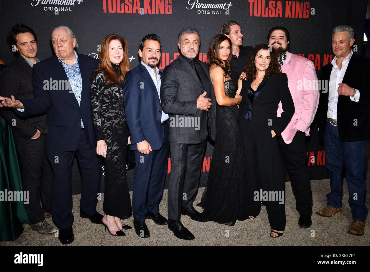 (L-R) Vincent Piazza, A.C. Peterson, Dana Delany, Max Casella ...