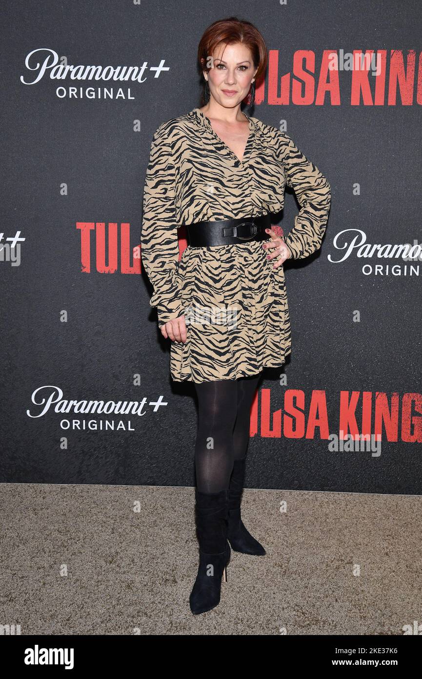 Stephanie Kurtzuba attends the Paramount+ Tulsa King premiere at Regal ...