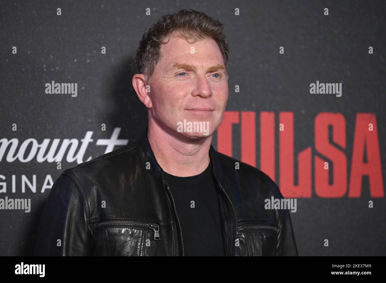 Chef Bobby Flay attends the Paramount+ Tulsa King premiere at Regal ...