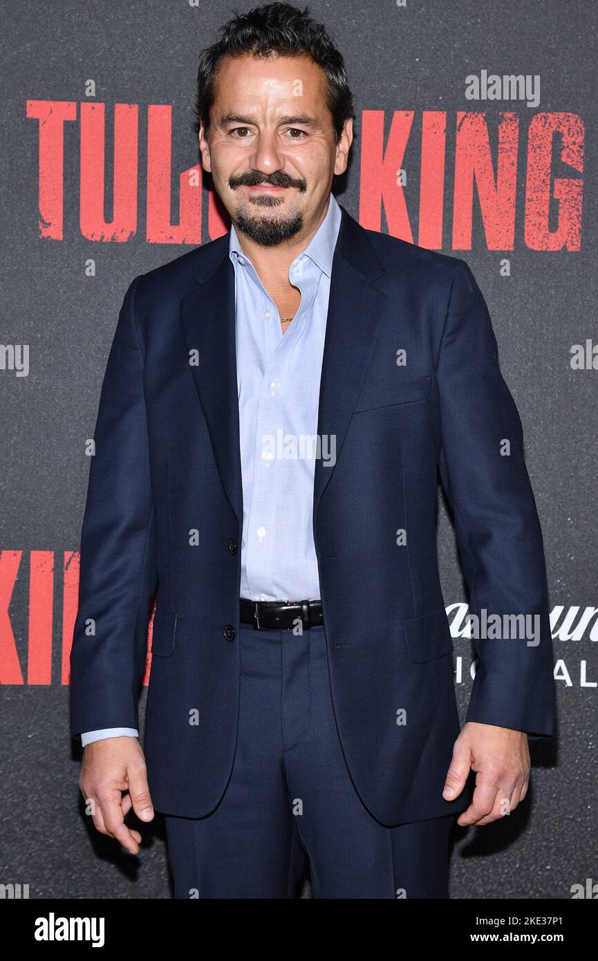 Max Casella attends the Paramount+ Tulsa King premiere at Regal Union ...