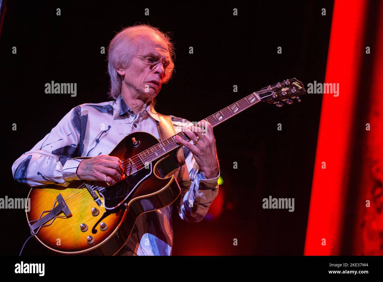 Steve Howe of Yes at the Orpheum Theater on November 9, 2022, in ...