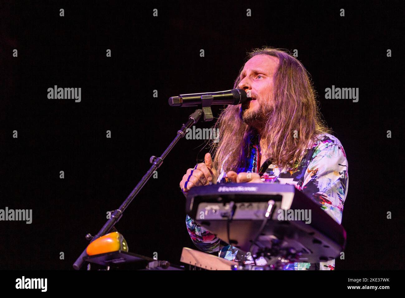 Jon Davison of Yes at the Orpheum Theater on November 9, 2022, in ...