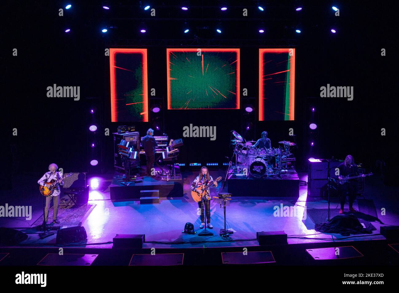 Madison, USA. 09th Nov, 2022. Steve Howe, Geoff Downes, Jon Davison ...