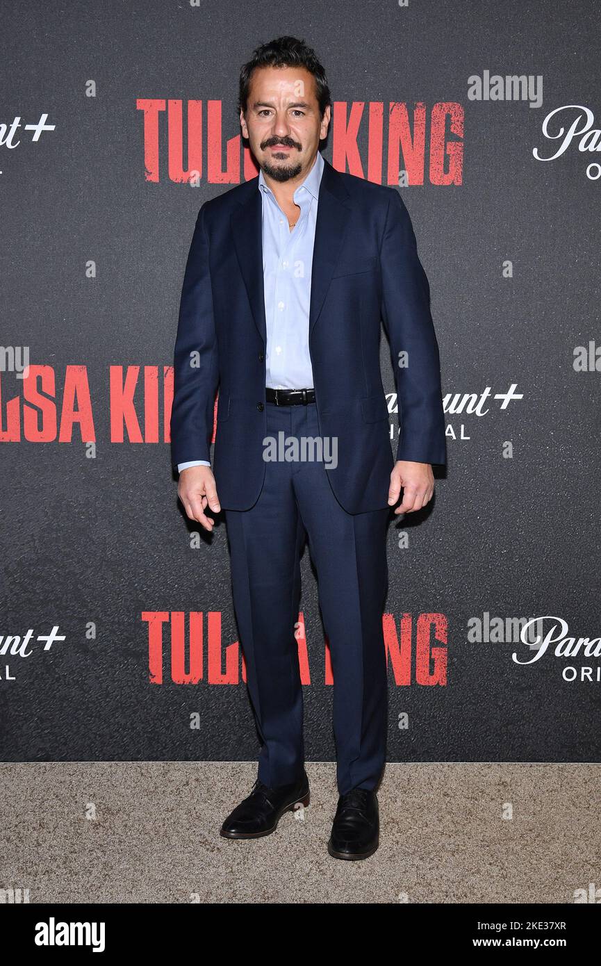 New York, USA. 09th Nov, 2022. Max Casella attends the Paramount Tulsa ...