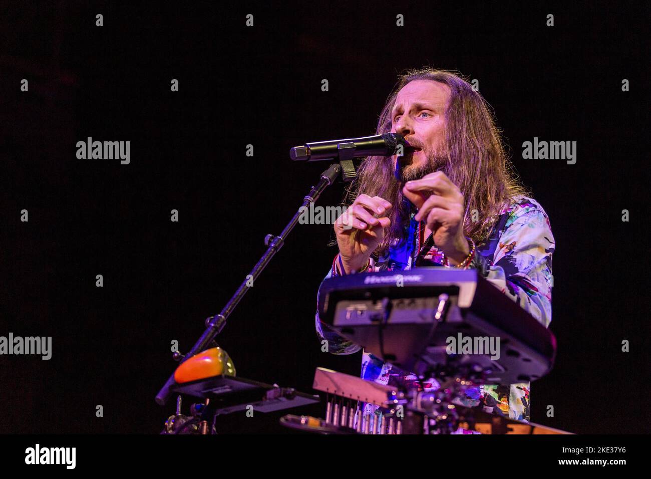 Jon Davison of Yes at the Orpheum Theater on November 9, 2022, in ...
