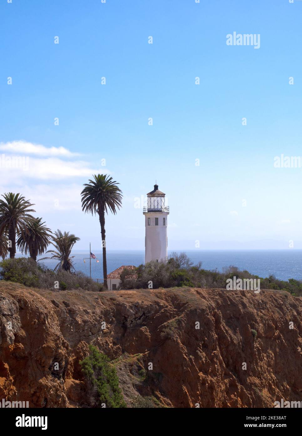 Point Vincente Lighthouse in Rancho Palos Verdes, California, USA Stock ...