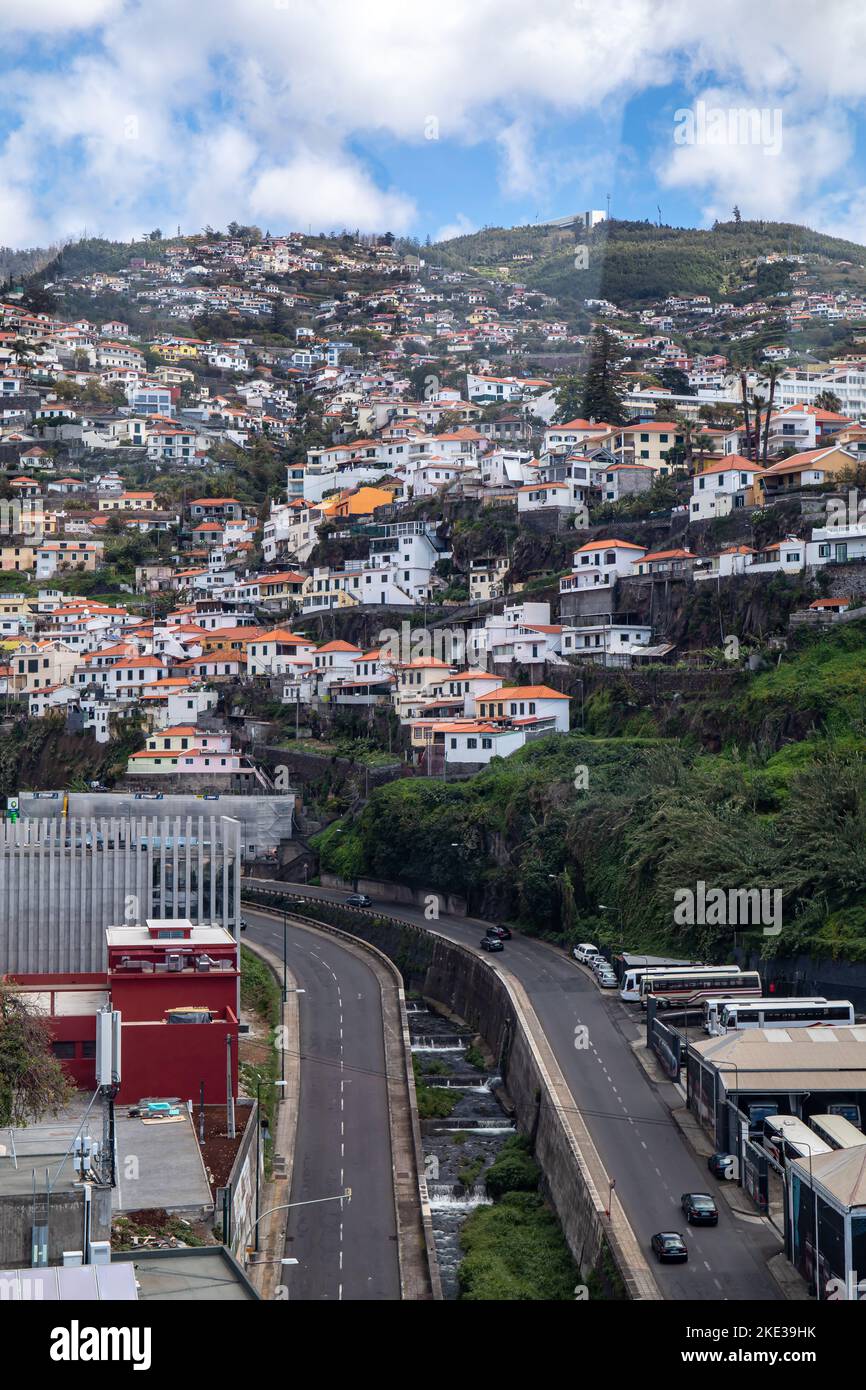 Funchal capital city on Madeira island Stock Photo - Alamy
