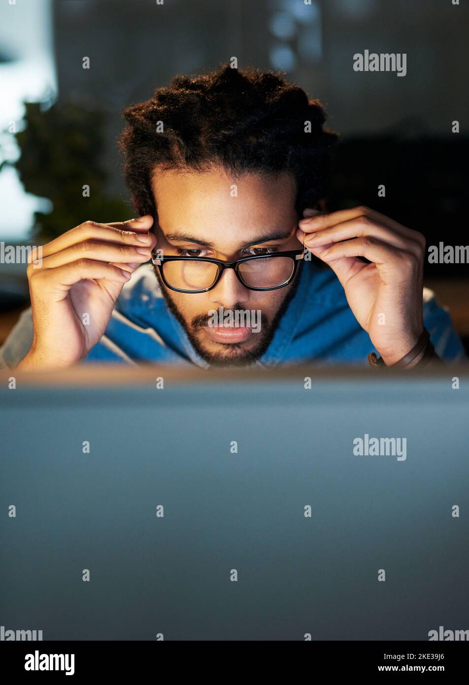 Motivated to make it through all his deadlines. a young designer ...