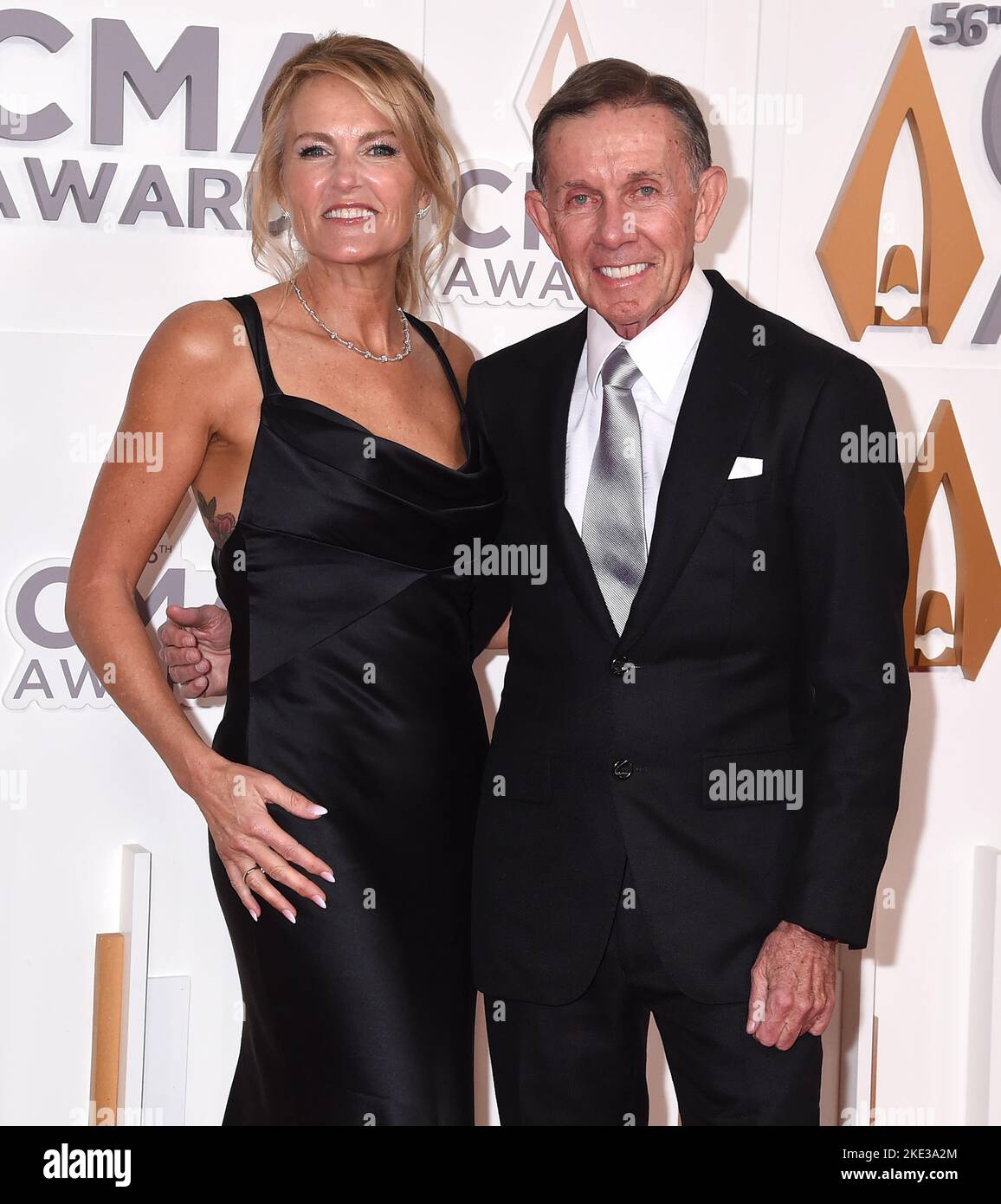 Joe Galante arriving at the 56th Annual Country Music Association ...