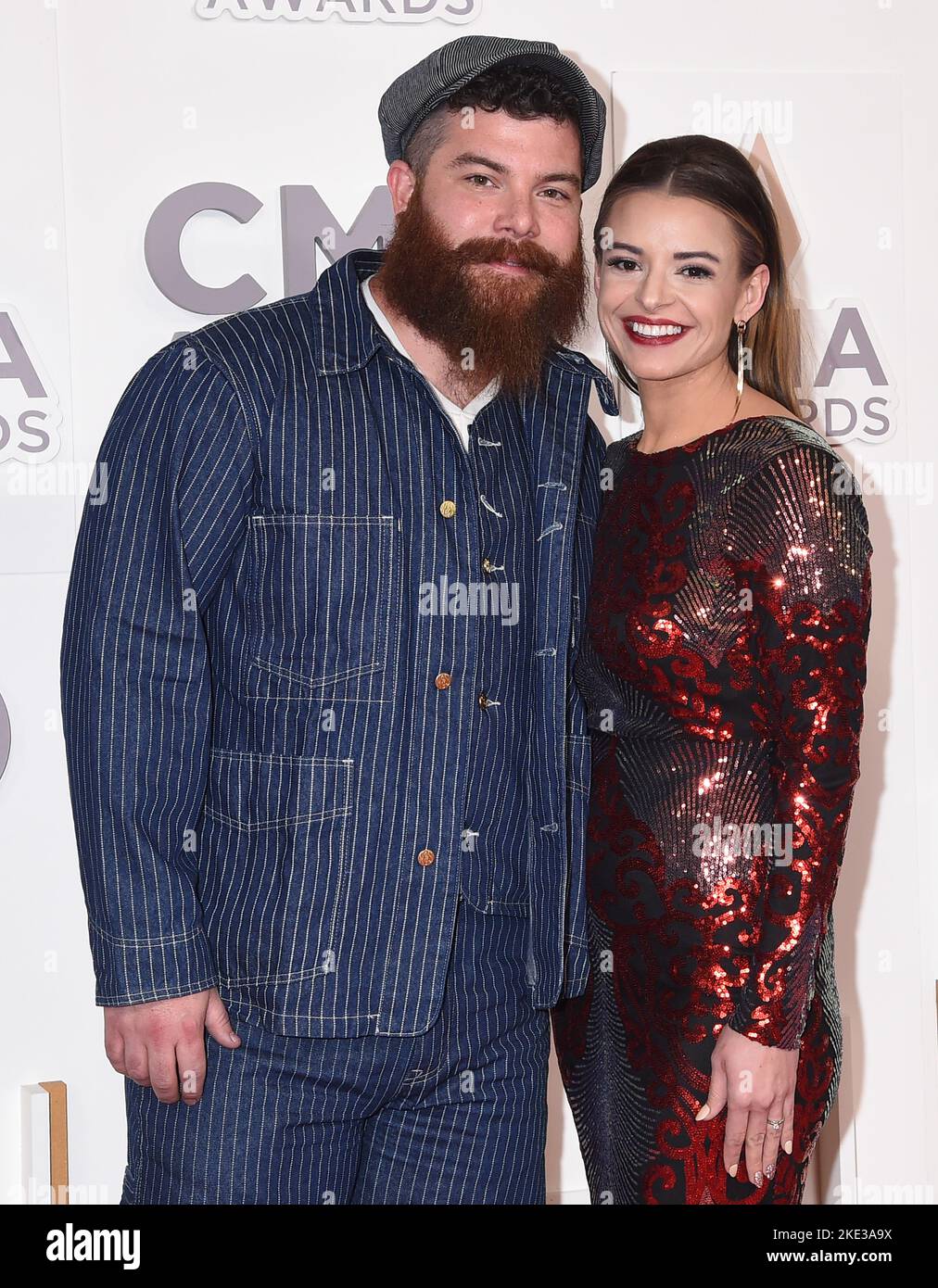Jason Nix arriving at the 56th Annual Country Music Association Awards ...