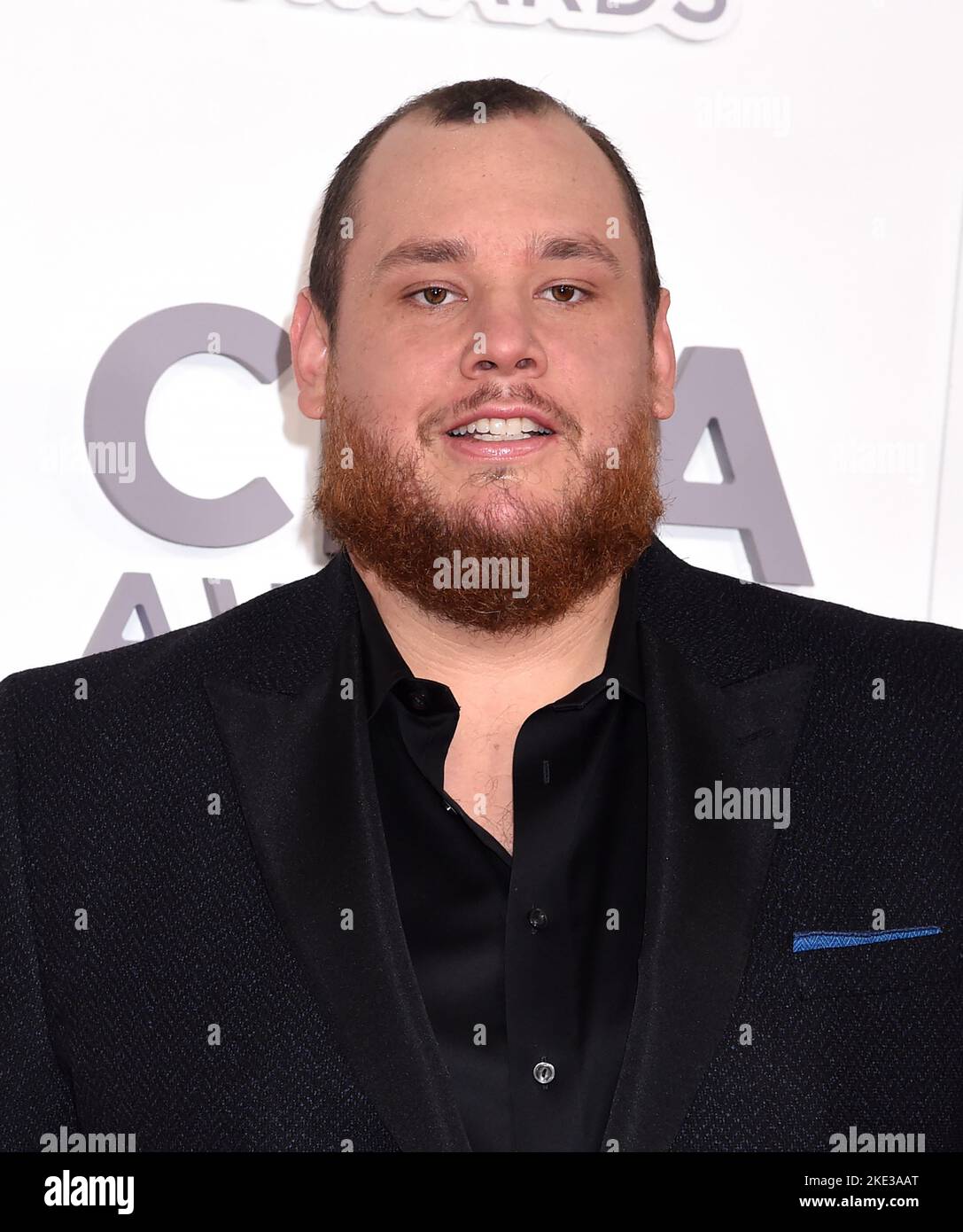 Luke Combs arriving at the 56th Annual Country Music Association Awards ...