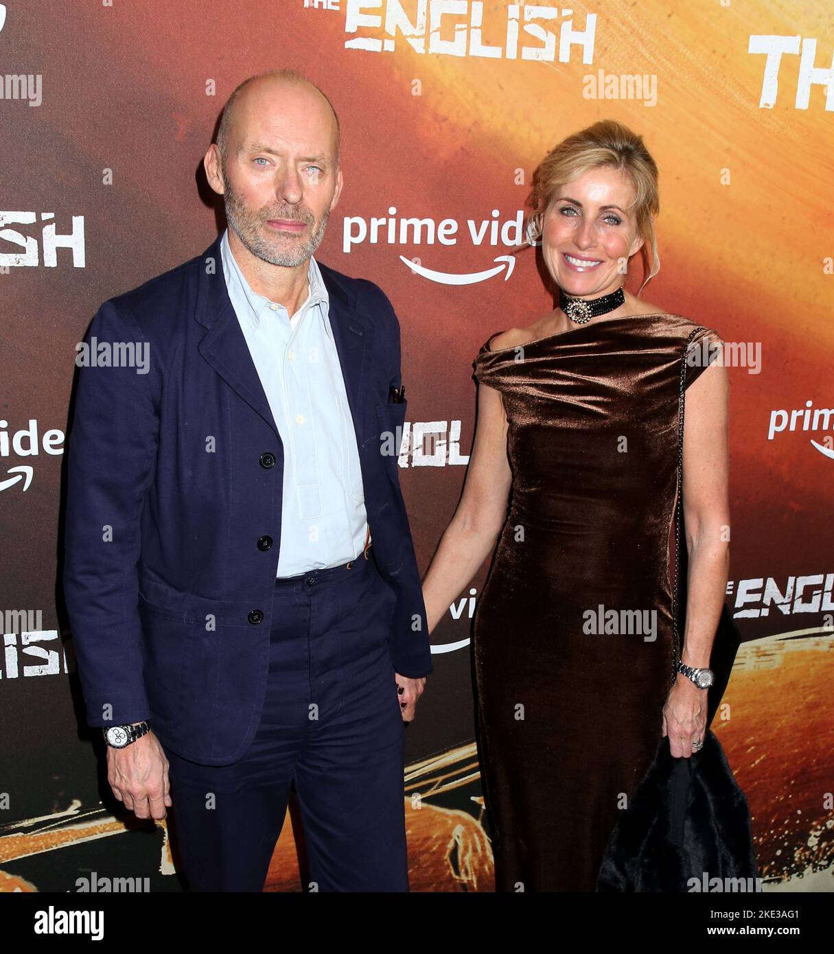 Hugo Blick and Elinor Morriston attending 'The English' New York ...