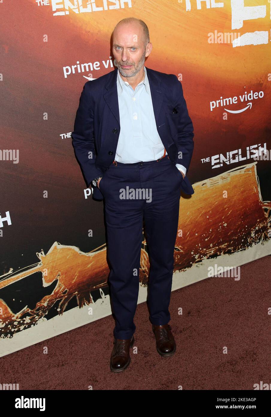 Hugo Blick attending 'The English' New York Premiere held at Metrograph ...