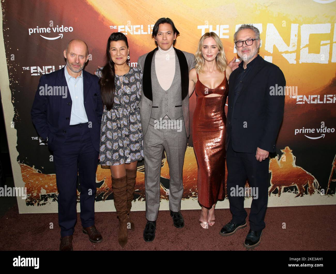 Hugo Blick, Kimberly Guerrero, Chaske Spencer, Emily Blunt and Greg ...