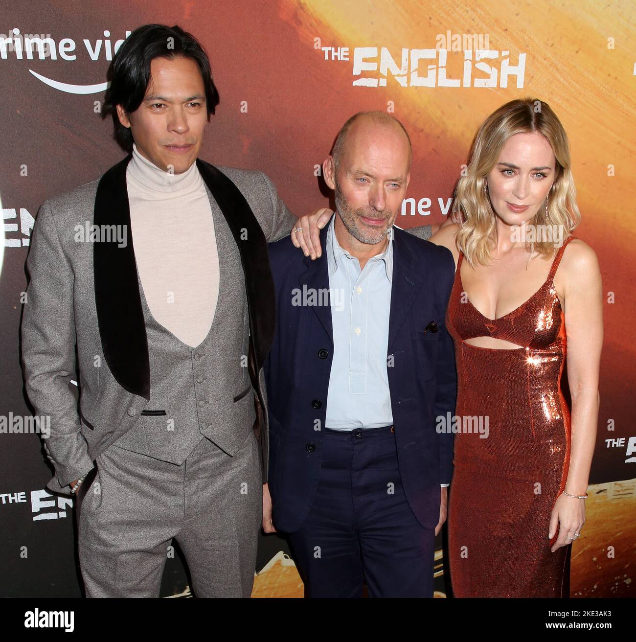 Emily Blunt, Hugo Blick and Chaske Spencer attending 'The English' New ...