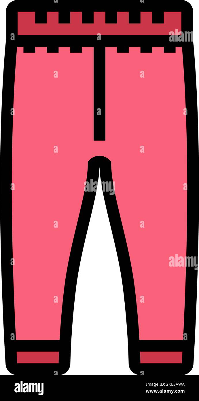 leggins girl baby cloth color icon vector illustration Stock Vector ...