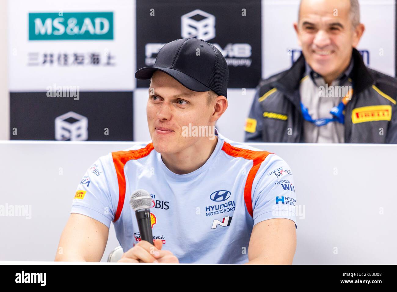 TANAK Ott (est), Hyundai Shell Mobis World Rally Team, Hyundai i20 N ...