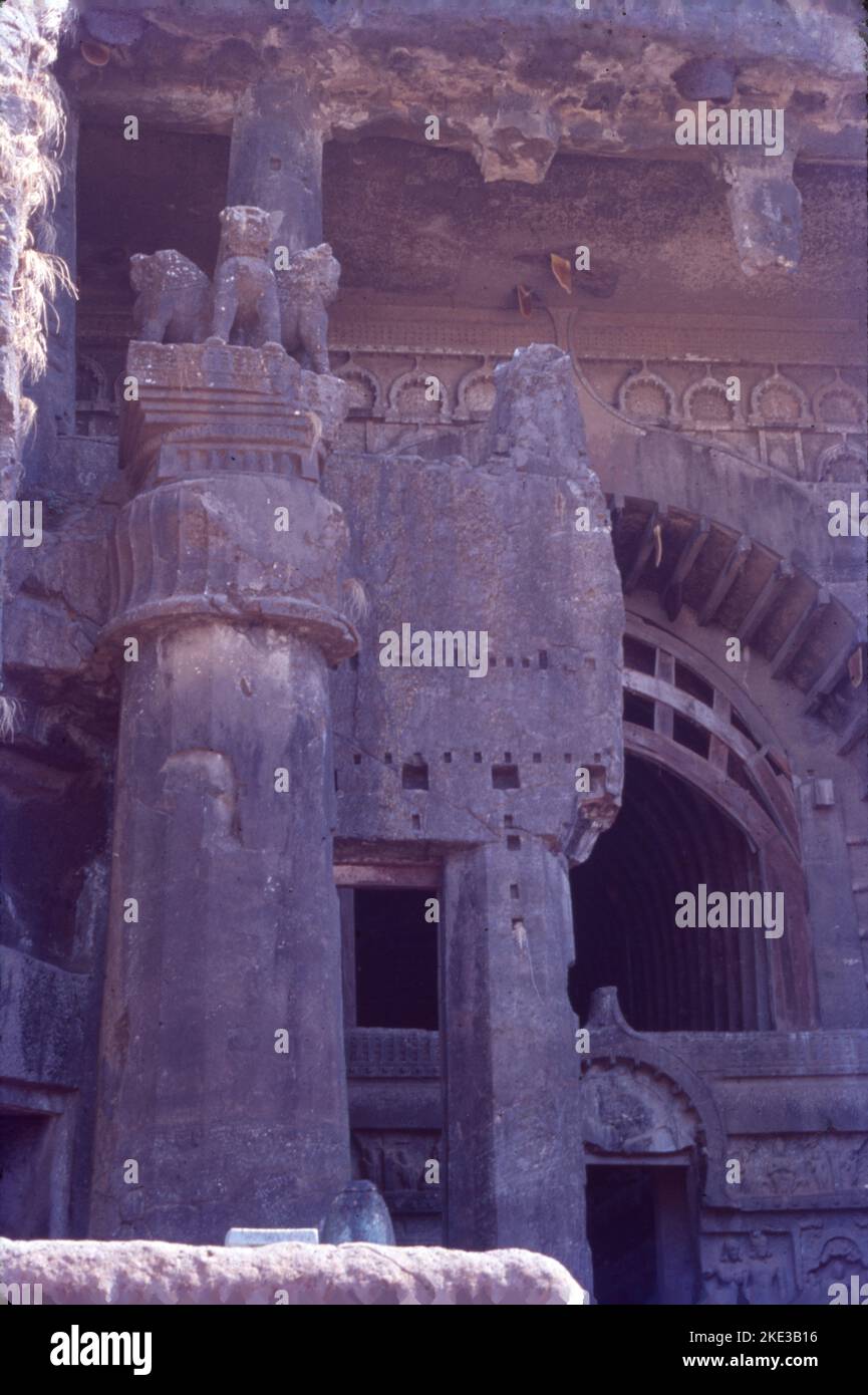 The Karla Caves, Karli Caves, Karle Caves or Karla Cells, are a complex ...