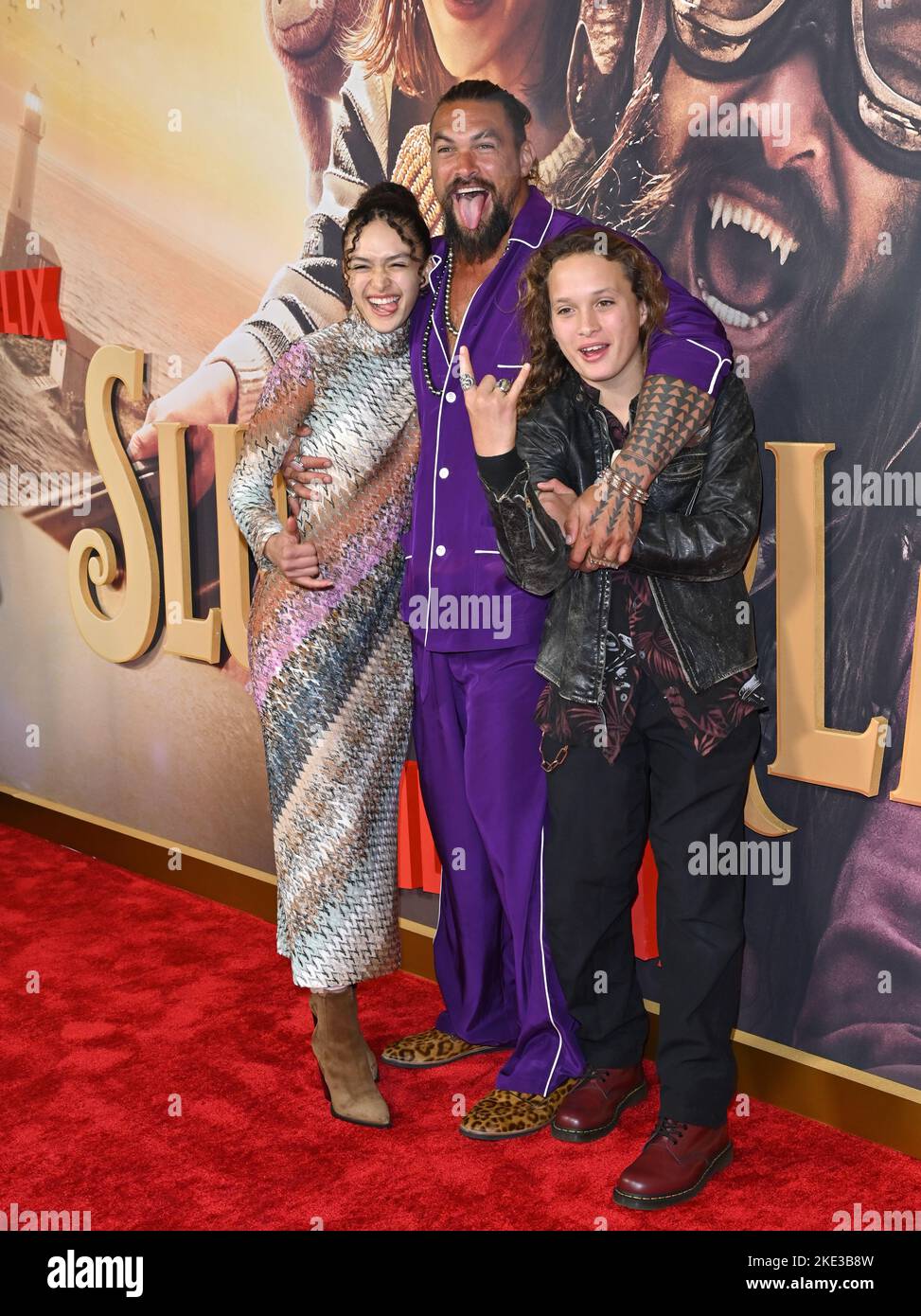 Los Angeles, USA. 09th Nov, 2022. Jason Momoa, daughter Lola Iolani ...