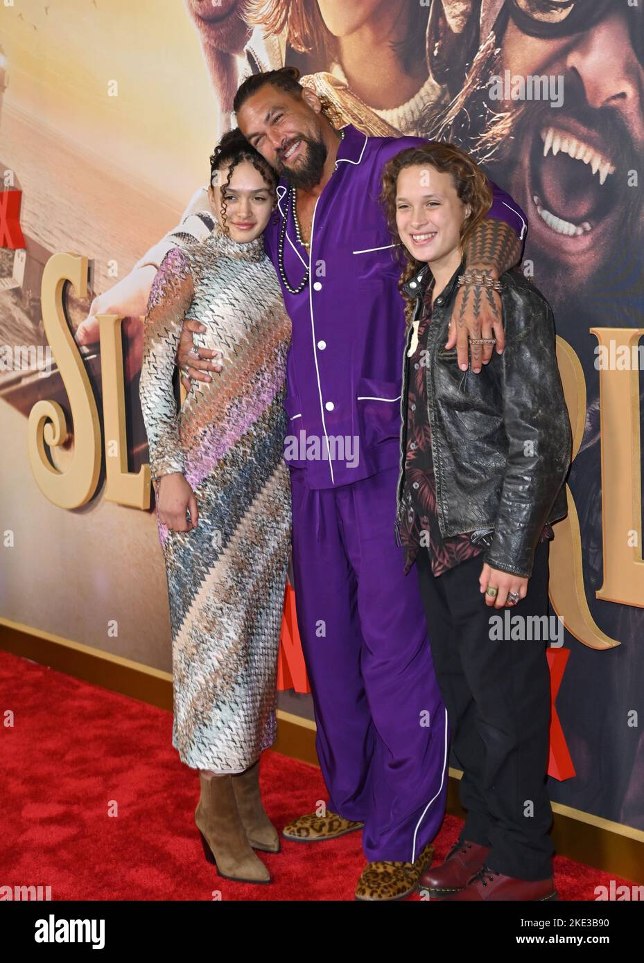 Los Angeles, USA. 09th Nov, 2022. Jason Momoa, daughter Lola Iolani ...