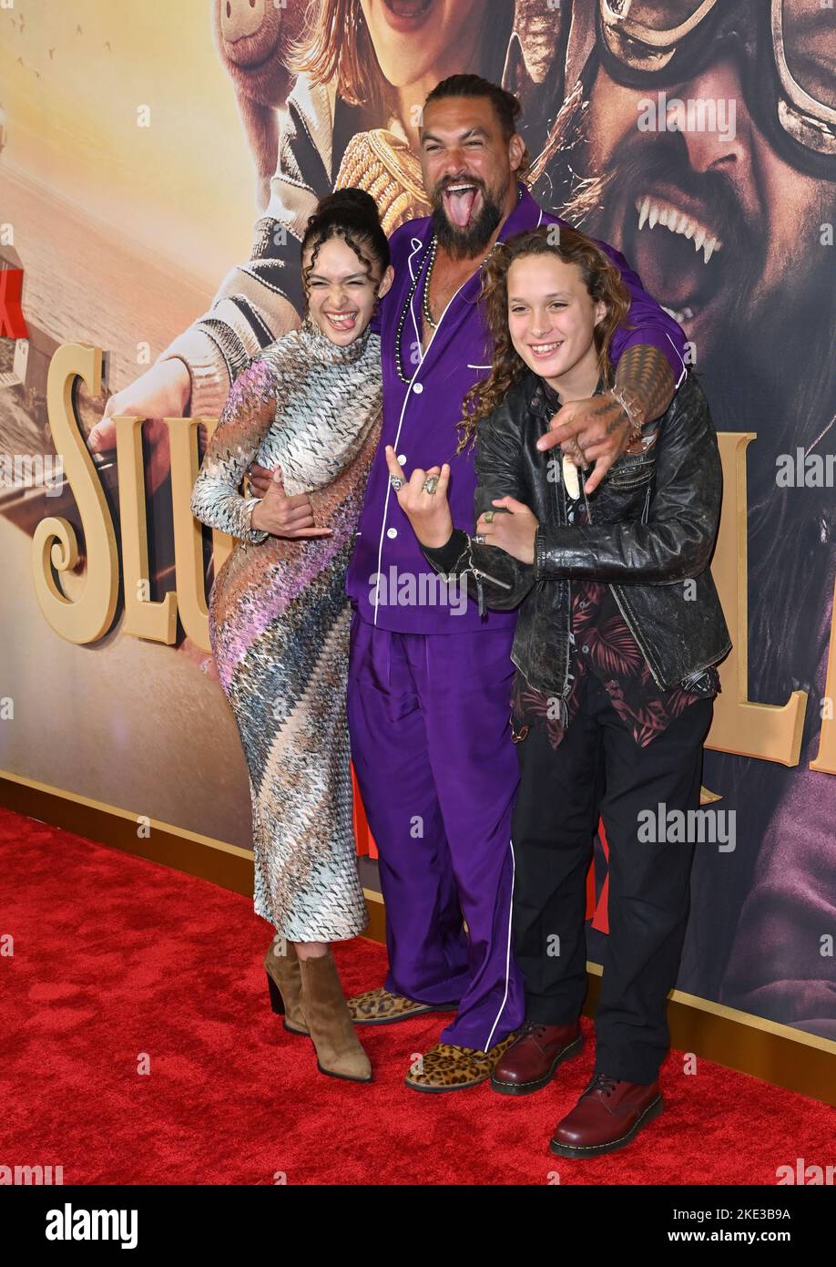 Los Angeles, USA. 09th Nov, 2022. Jason Momoa, daughter Lola Iolani ...