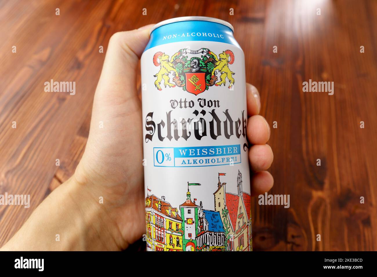 Tyumen, Russia-November 02, 2022: Otto Von Schrodder Premium Lager ...