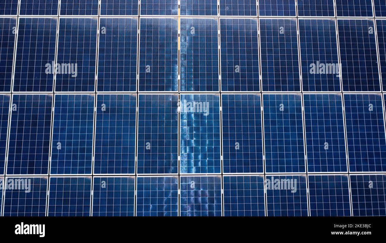 Photovoltaic system from above hi-res stock photography and images - Alamy