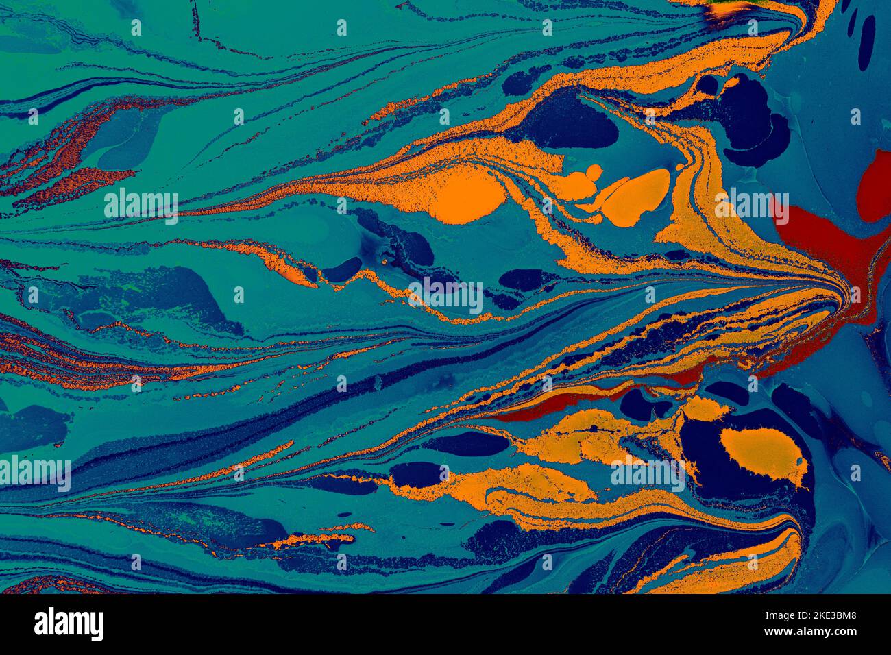 Ebru marble effect pattern design for print Stock Photo - Alamy