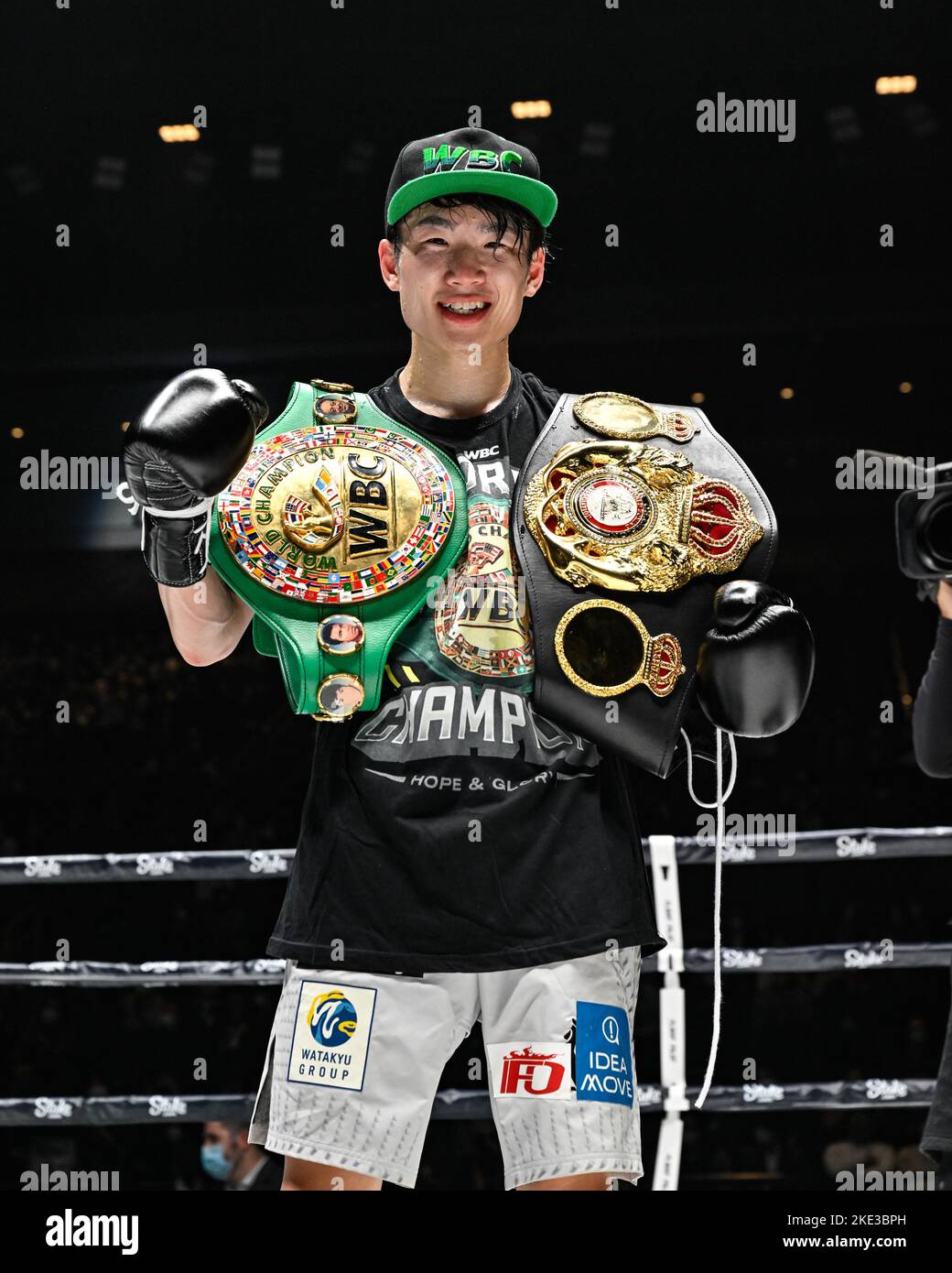 Saitama, Japan. 1st Nov, 2022. WBC light flyweight champion Kenshiro ...