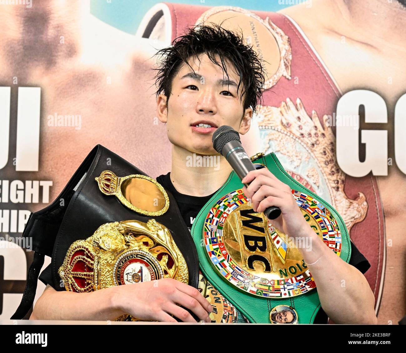 Saitama, Japan. 1st Nov, 2022. Kenshiro Teraji, WBA and WBC junior ...