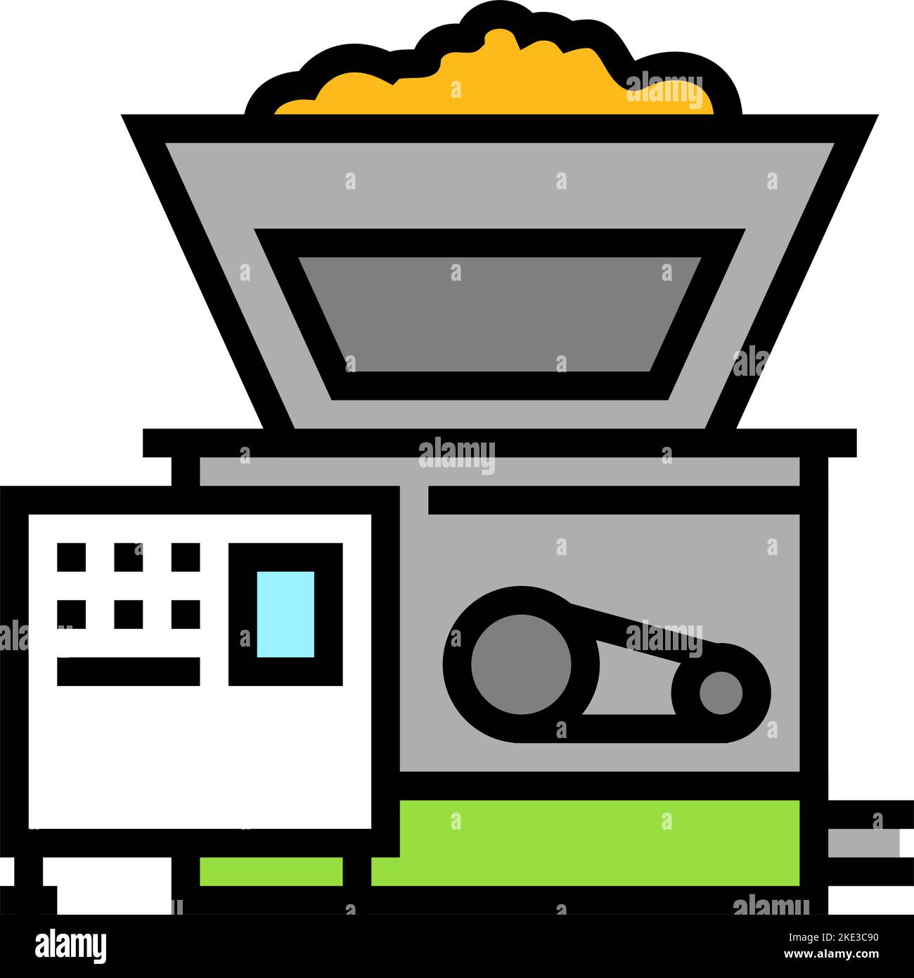 mashing beer production color icon vector illustration Stock Vector ... mashing beer production color icon vector illustration Stock Vector ...